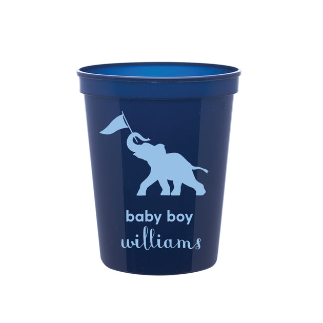 Blue Elephant Cup – Sweet Caroline Designs