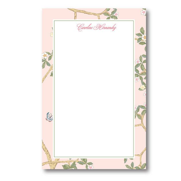 Chinoiserie Branch Notepad – Sweet Caroline Designs