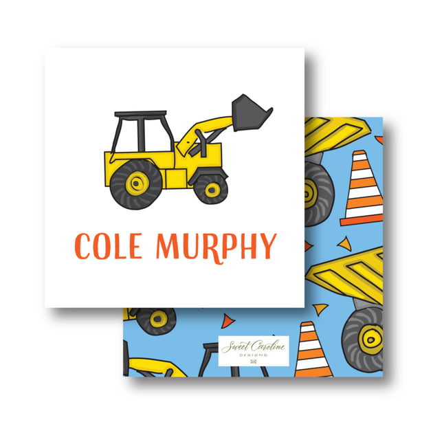 Construction Calling Card – Sweet Caroline Designs