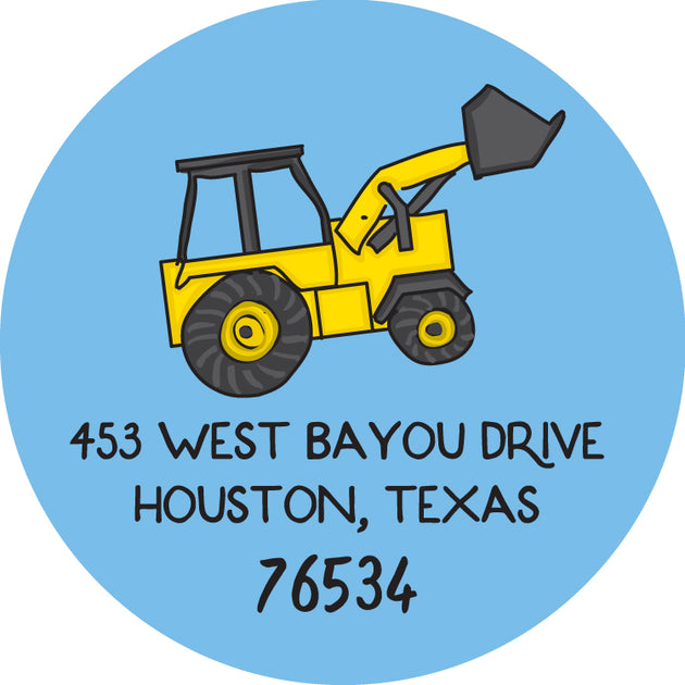 Construction Return Sticker – Sweet Caroline Designs