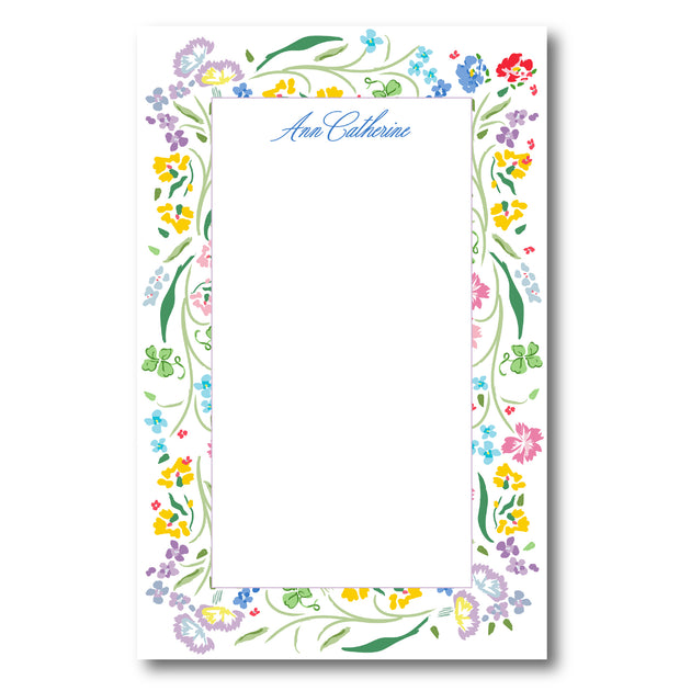 French Flower Notepad – Sweet Caroline Designs