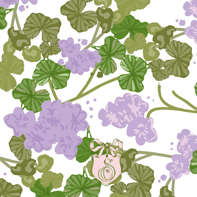 Lavender Geranium Calling Card – Sweet Caroline Designs