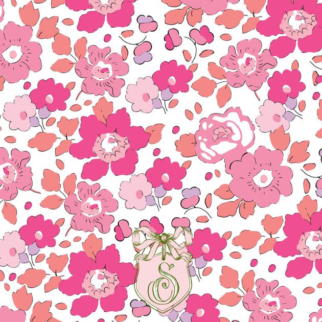 Liberty Hot Pink Calling Card – Sweet Caroline Designs