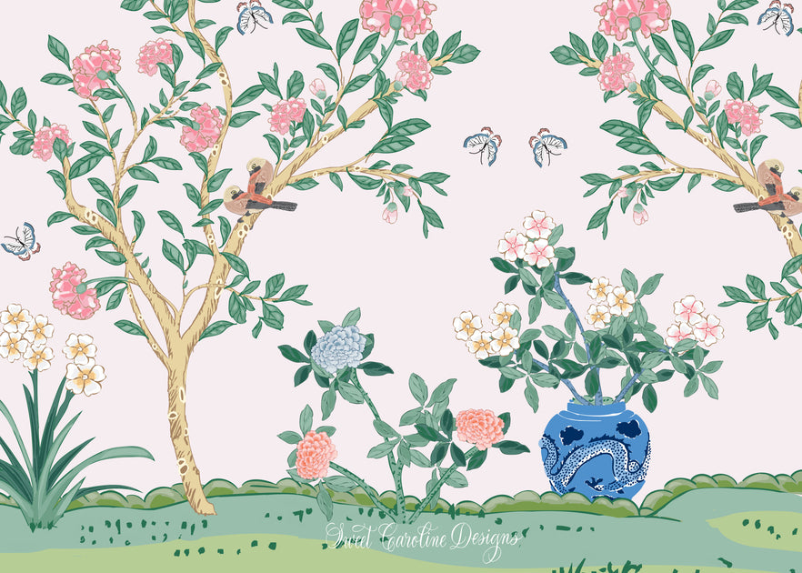 Margot Chinoiserie Stationery – Sweet Caroline Designs