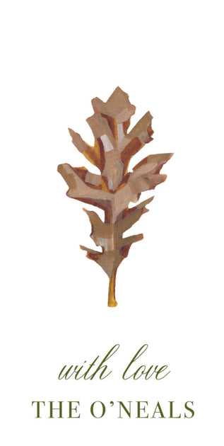 Oak Leaf Gift Tag – Sweet Caroline Designs