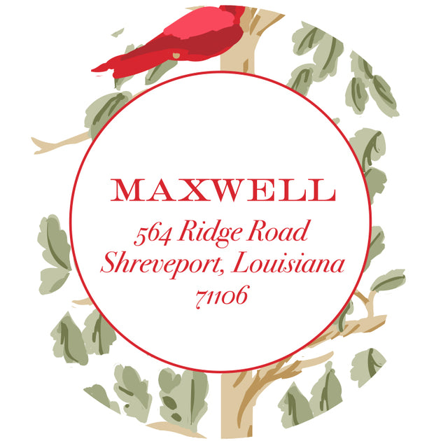 Red Birds Return Sticker – Sweet Caroline Designs