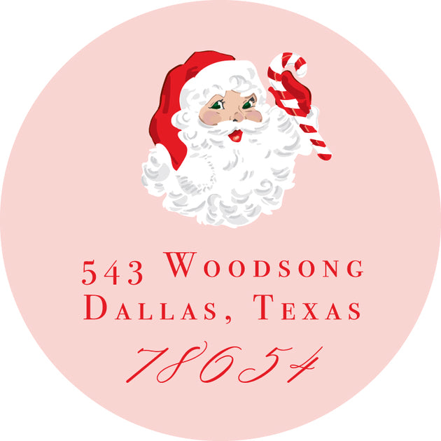St. Nick - Pink Return Sticker – Sweet Caroline Designs