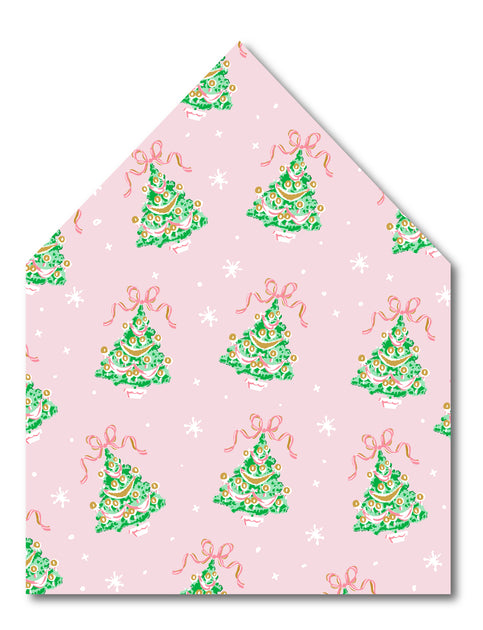 Vintage Pink Tree Envelope Liner – Sweet Caroline Designs