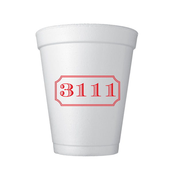 Numbers Crest Cup – Sweet Caroline Designs